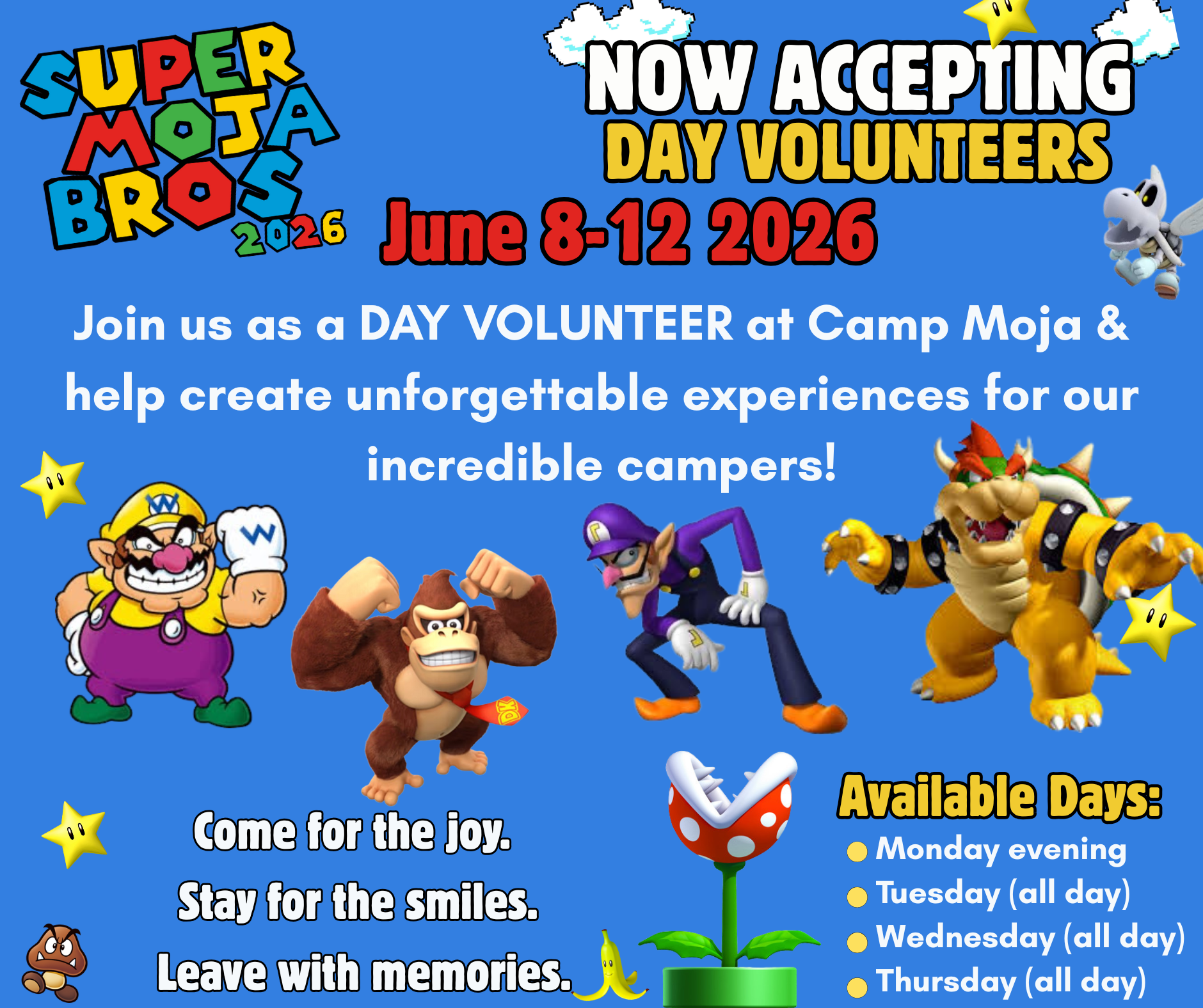 Camp MOJA – A week long summer camp for individuals with intellectual ...